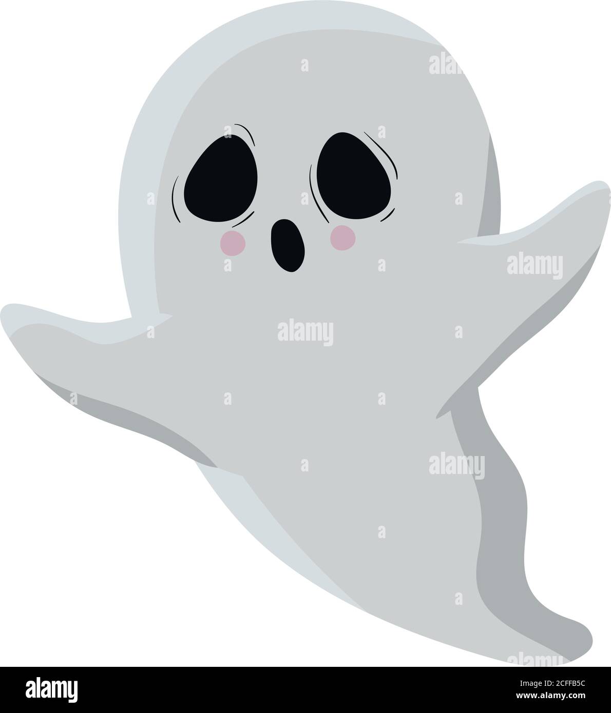 Halloween ghost cartoon vector design Stock Vector Image & Art - Alamy