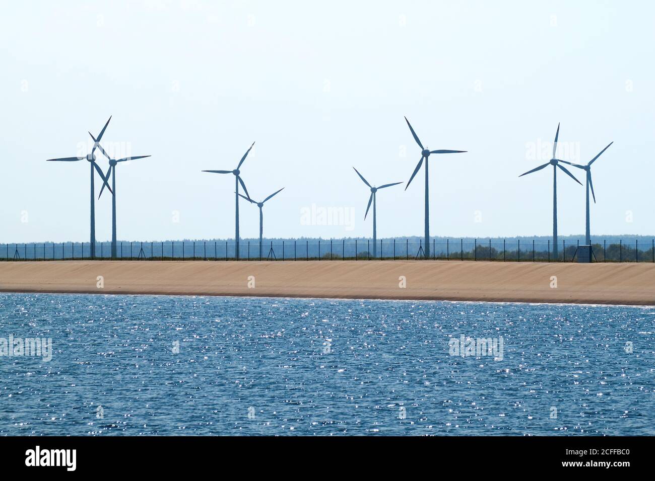Wind generators farm on hi-res stock photography and images - Alamy