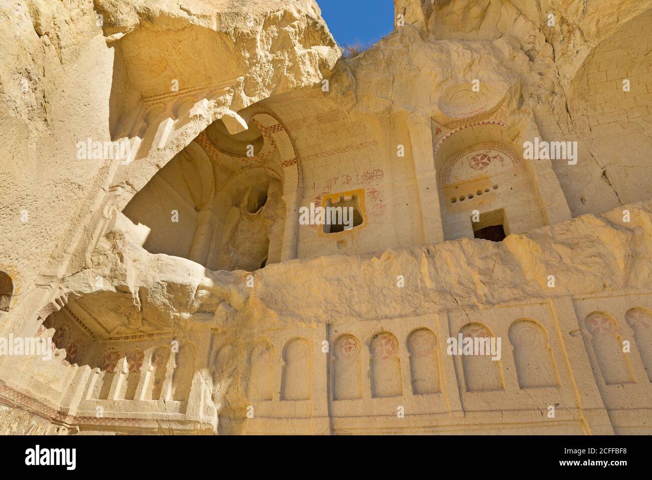 Cave church in Cappadocia near Goreme, Turkey Stock Photo - Alamy