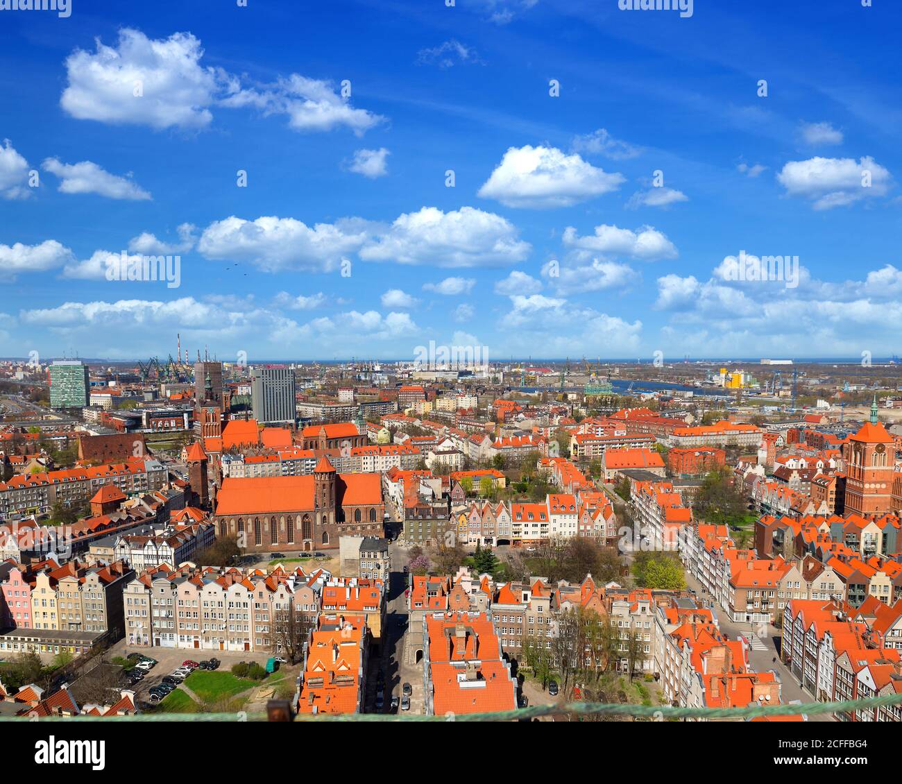 Gdansk aerial panorama view hi-res stock photography and images - Alamy