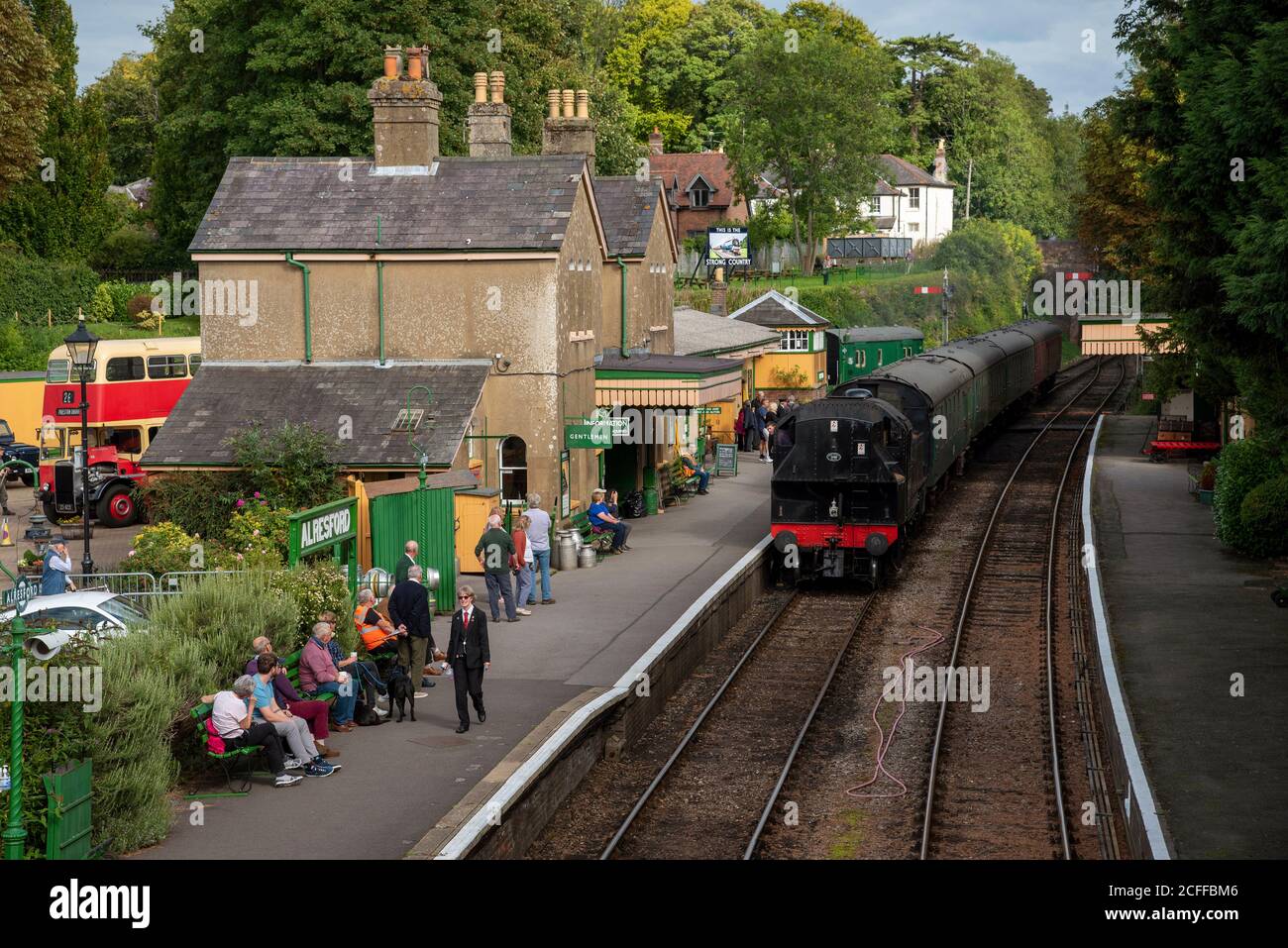 Stock watercress line alresford station hi-res stock photography and ...