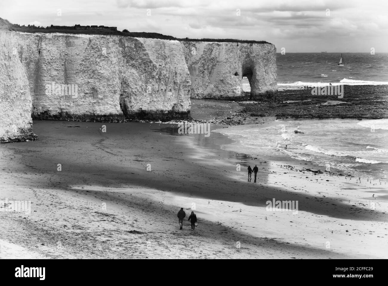 Kent shore Black and White Stock Photos & Images - Alamy
