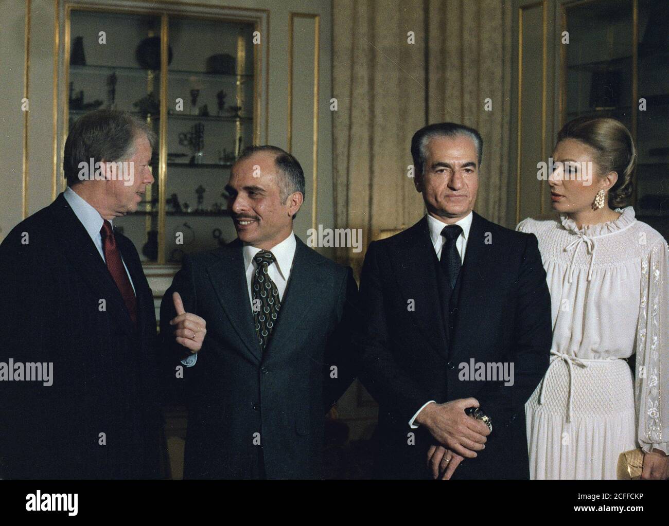 President carter and shah of iran hi-res stock photography and images ...