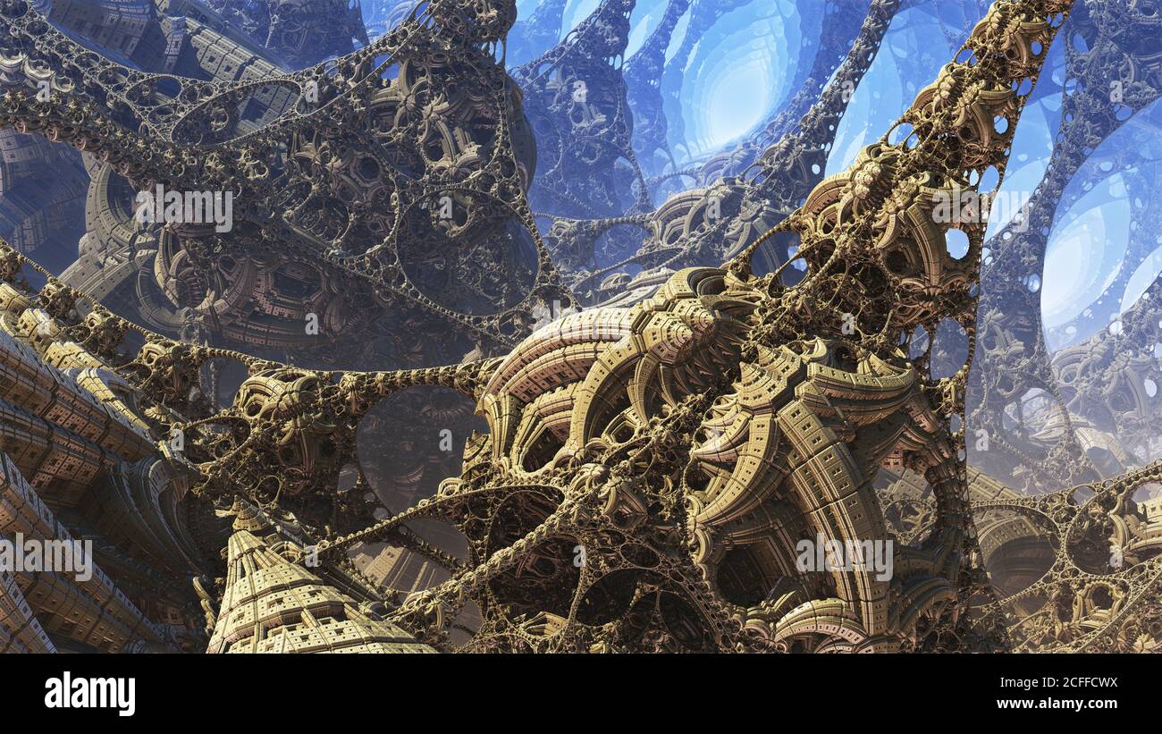 Fantastic background 3d abstract structures, fictional background Stock ...