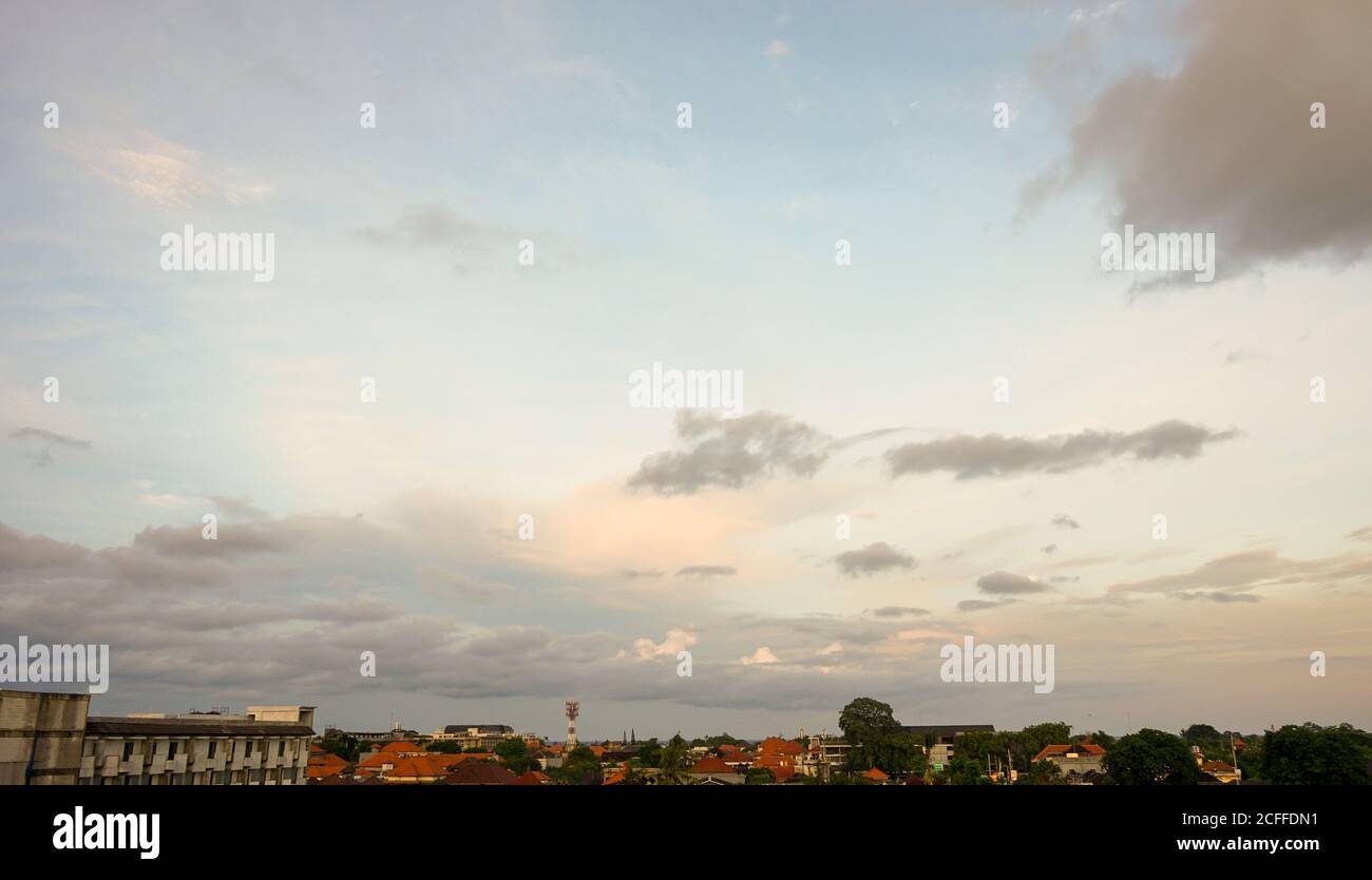 Beautiful natural scenery of sunrise sky Stock Photo - Alamy