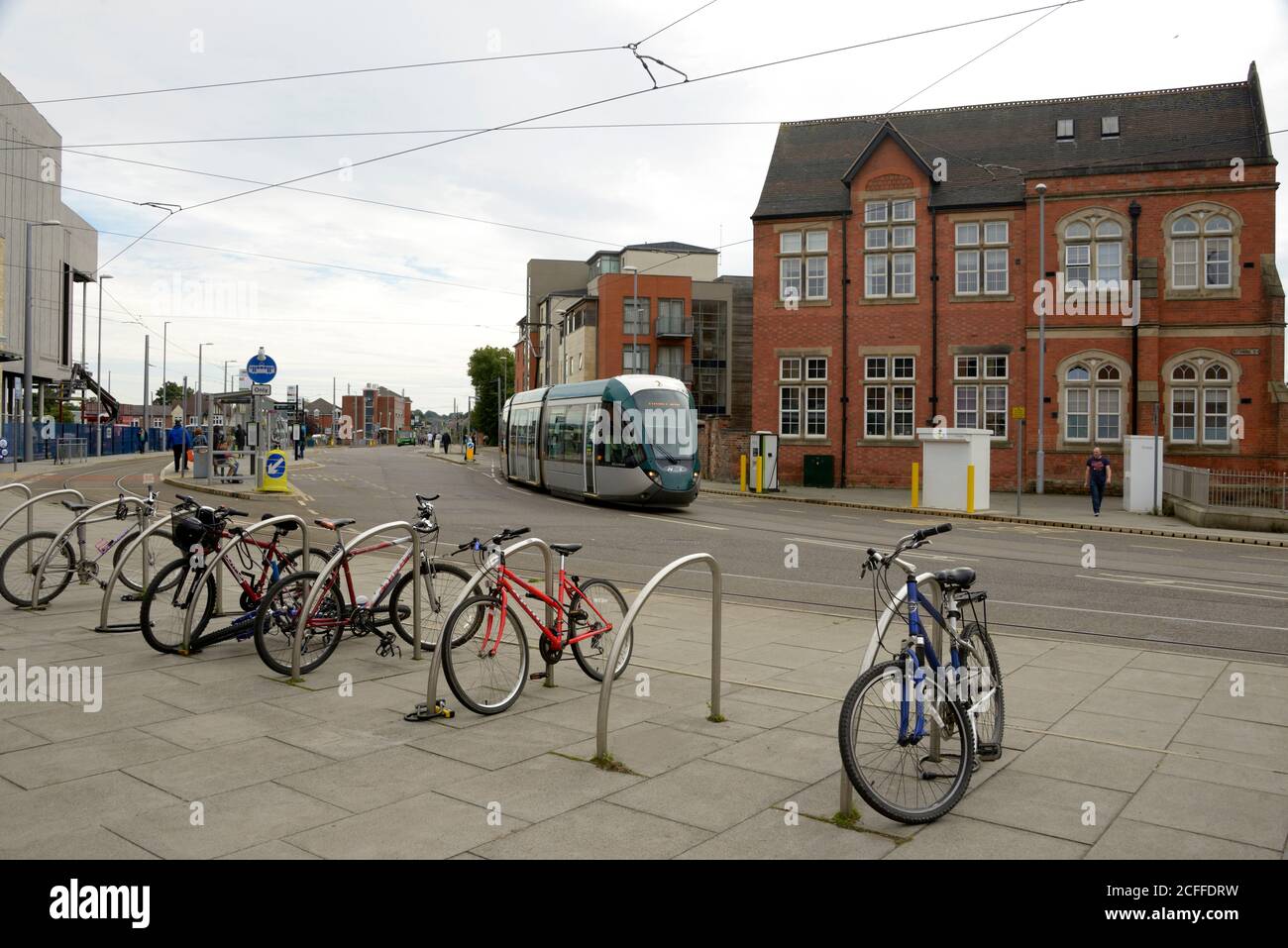 Beeston Bus -Tram Interchange, Beeston, Nottingham Stock Photo - Alamy
