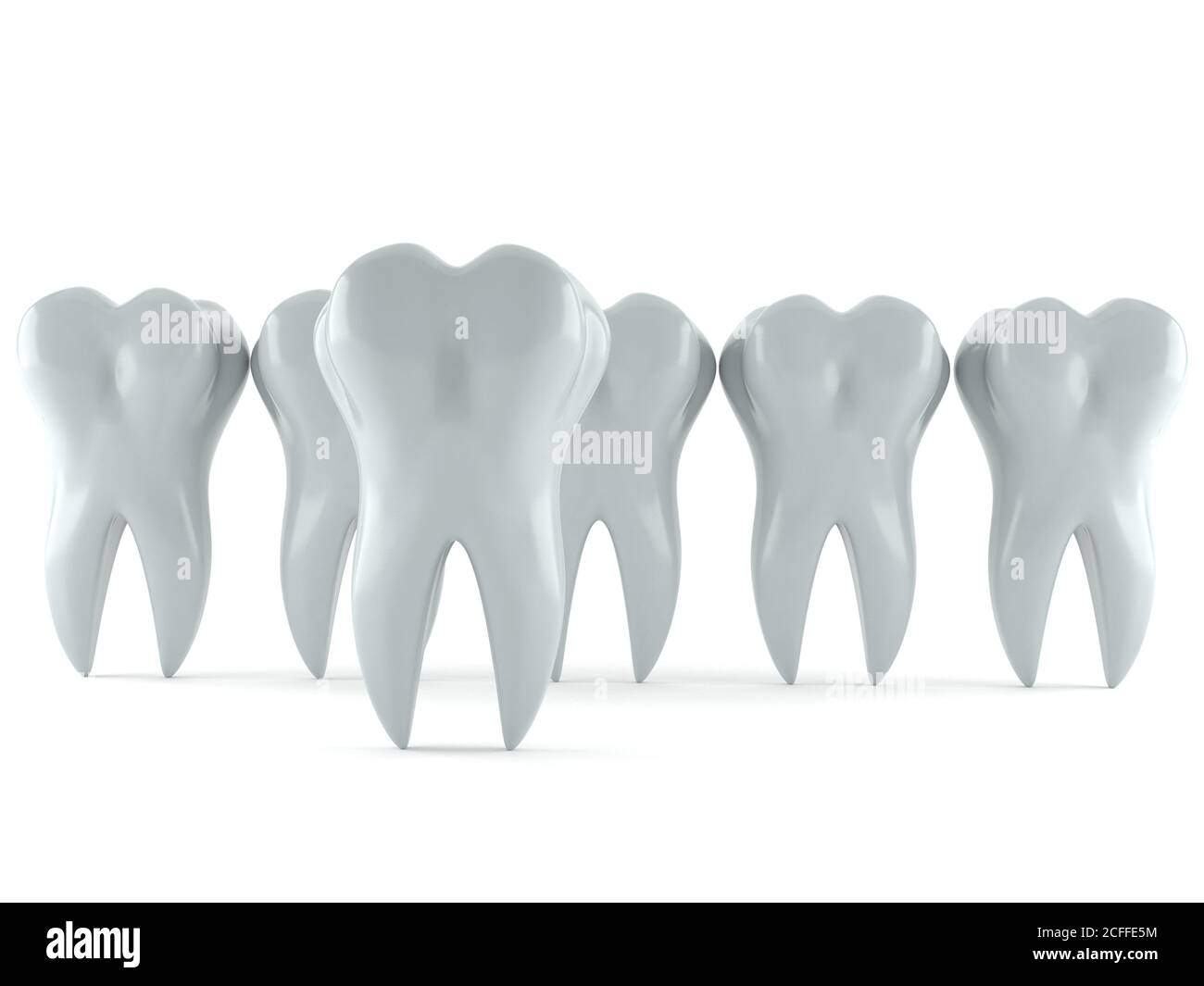 Tooth isolated on white background Stock Photo - Alamy
