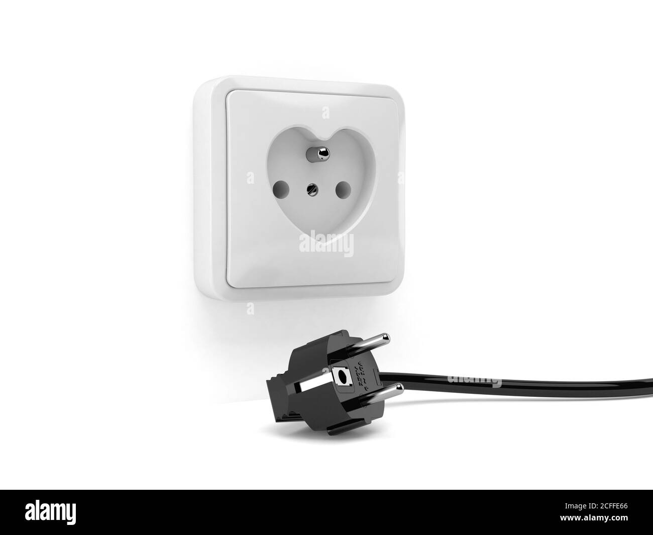 Electricity heart Black and White Stock Photos & Images - Alamy
