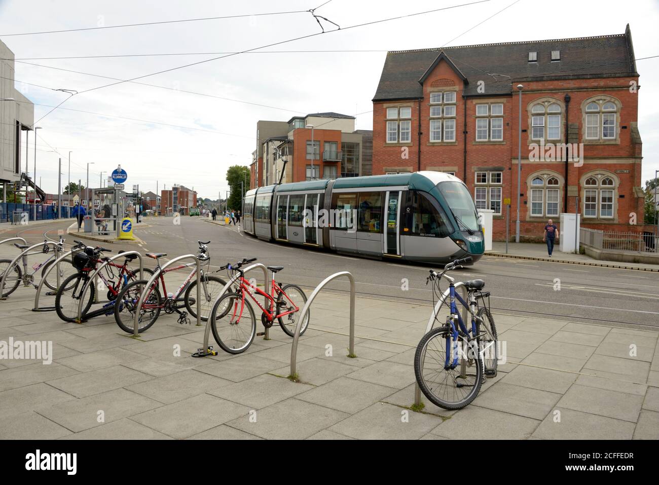 Beeston Bus -Tram Interchange, Beeston, Nottingham Stock Photo - Alamy