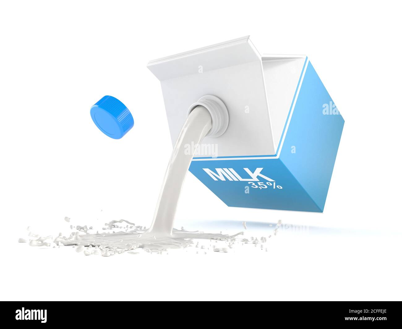 Spilled Milk Carton
