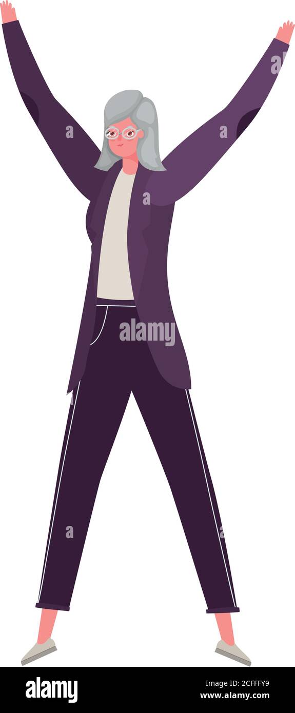 Hands Up Cartoon Image Cut Out Stock Images & Pictures - Alamy