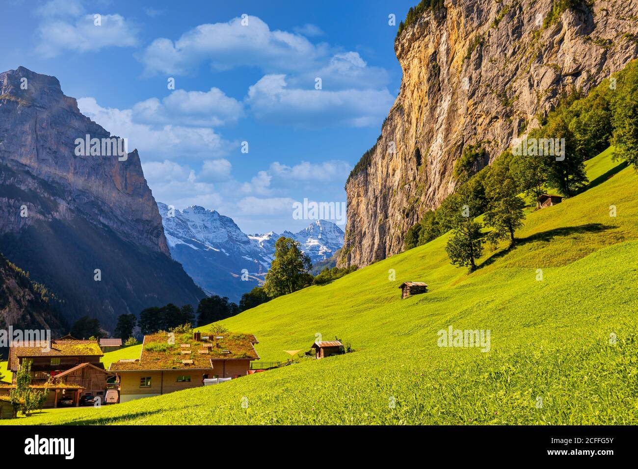 Switzerland bern grindelwald farm in hi-res stock photography and ...