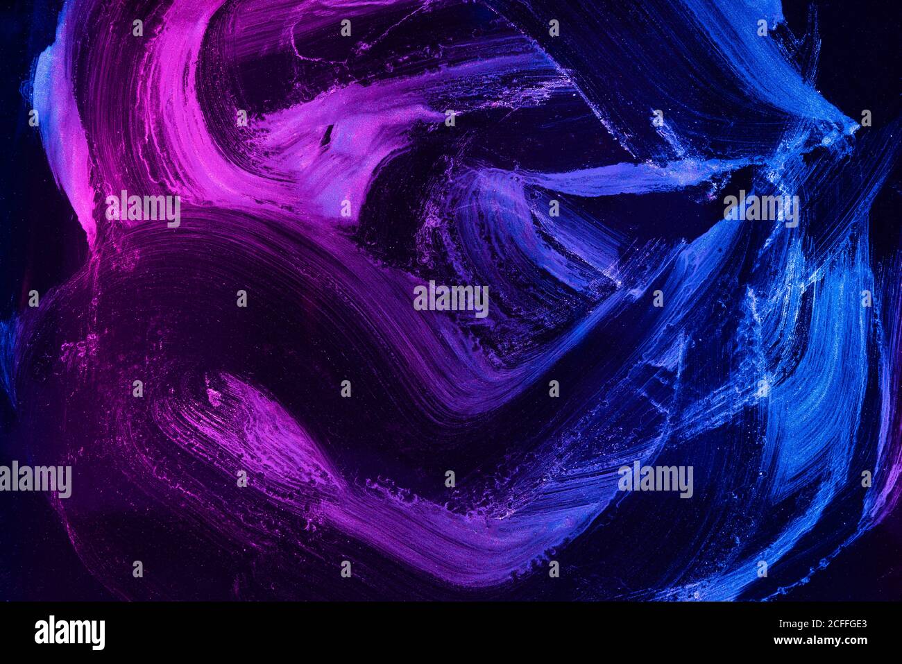 Smears of neon paint Stock Photo - Alamy