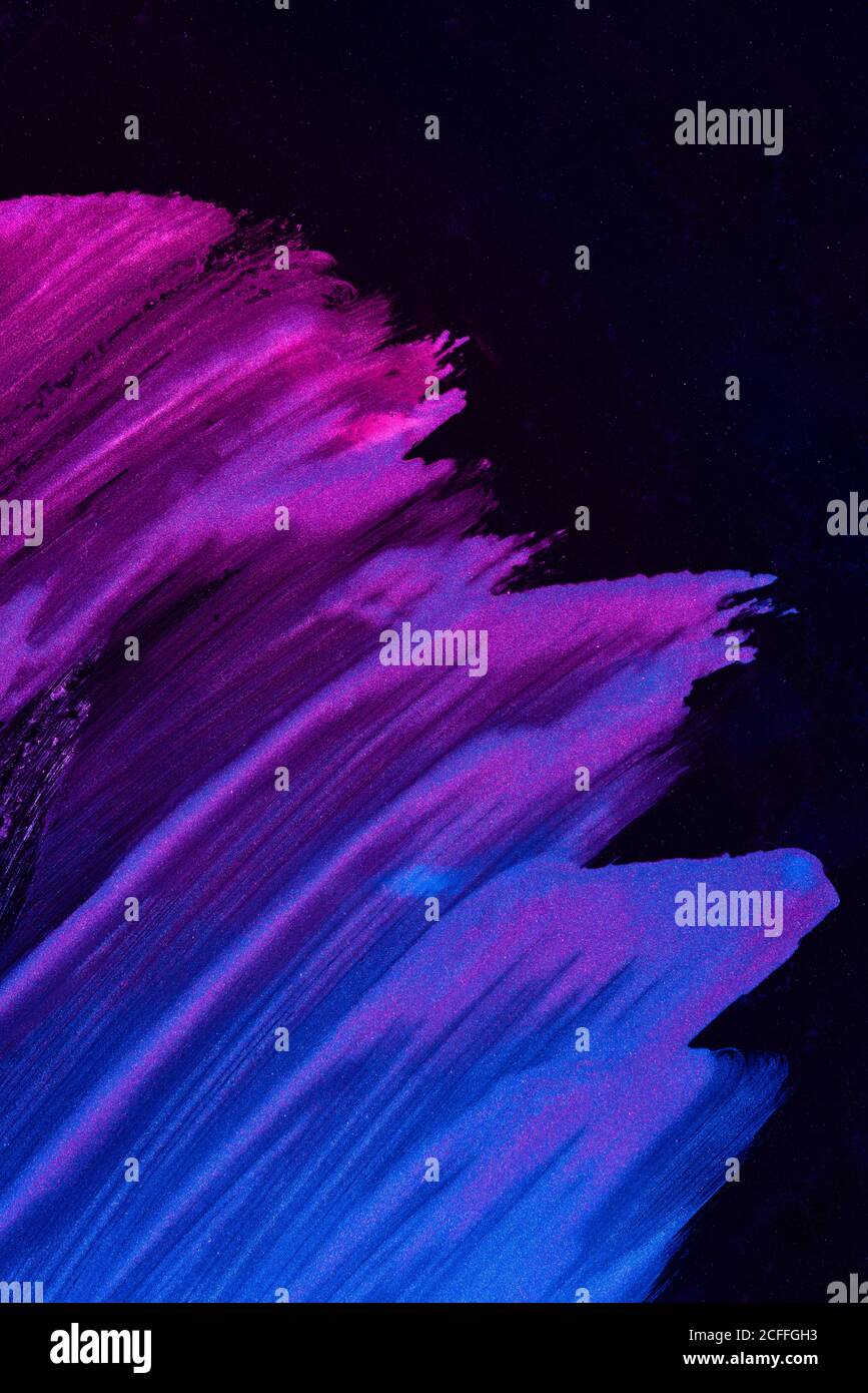 Smears of neon paint Stock Photo - Alamy