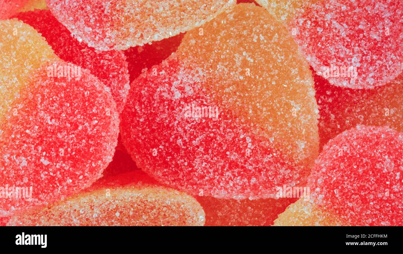 many Multicolor Fruit Jelly Stock Photo - Alamy