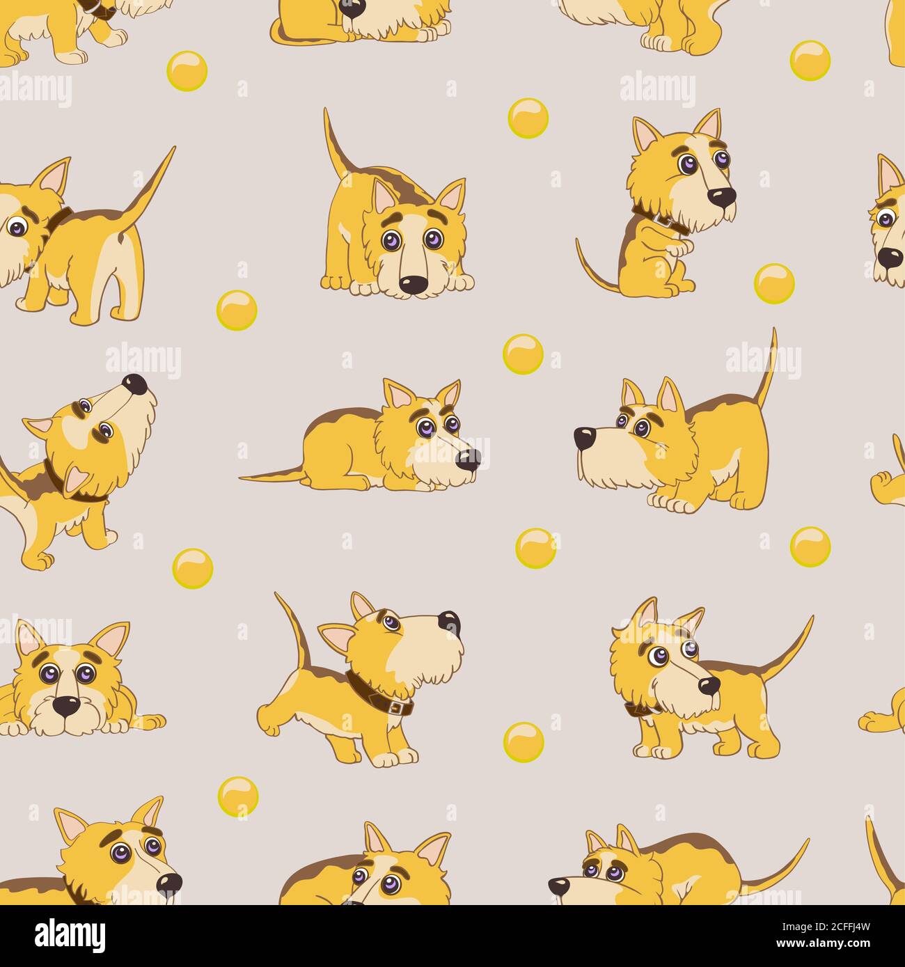 funny dog, dog, puppy, pet, animation, vector, motion, decorative ...