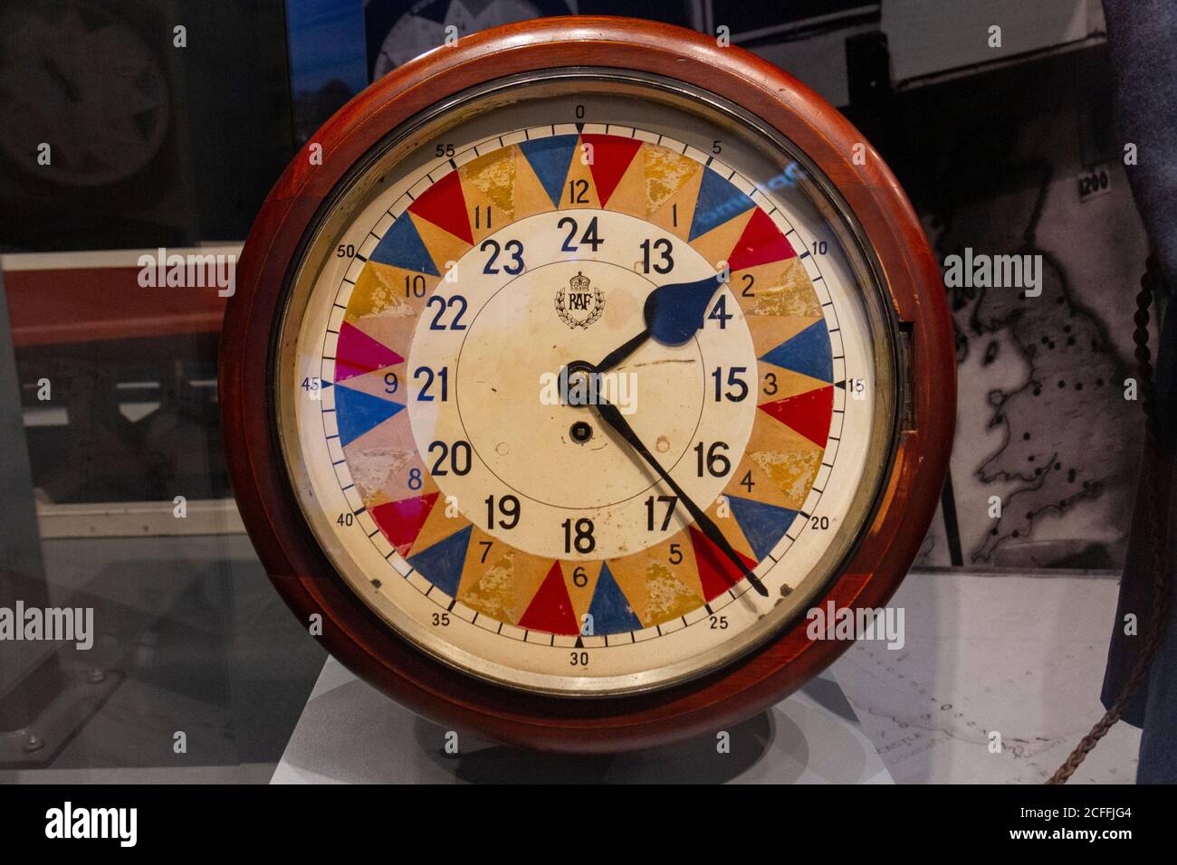 A Clock used in an Operations Room to help track movements of enemy ...