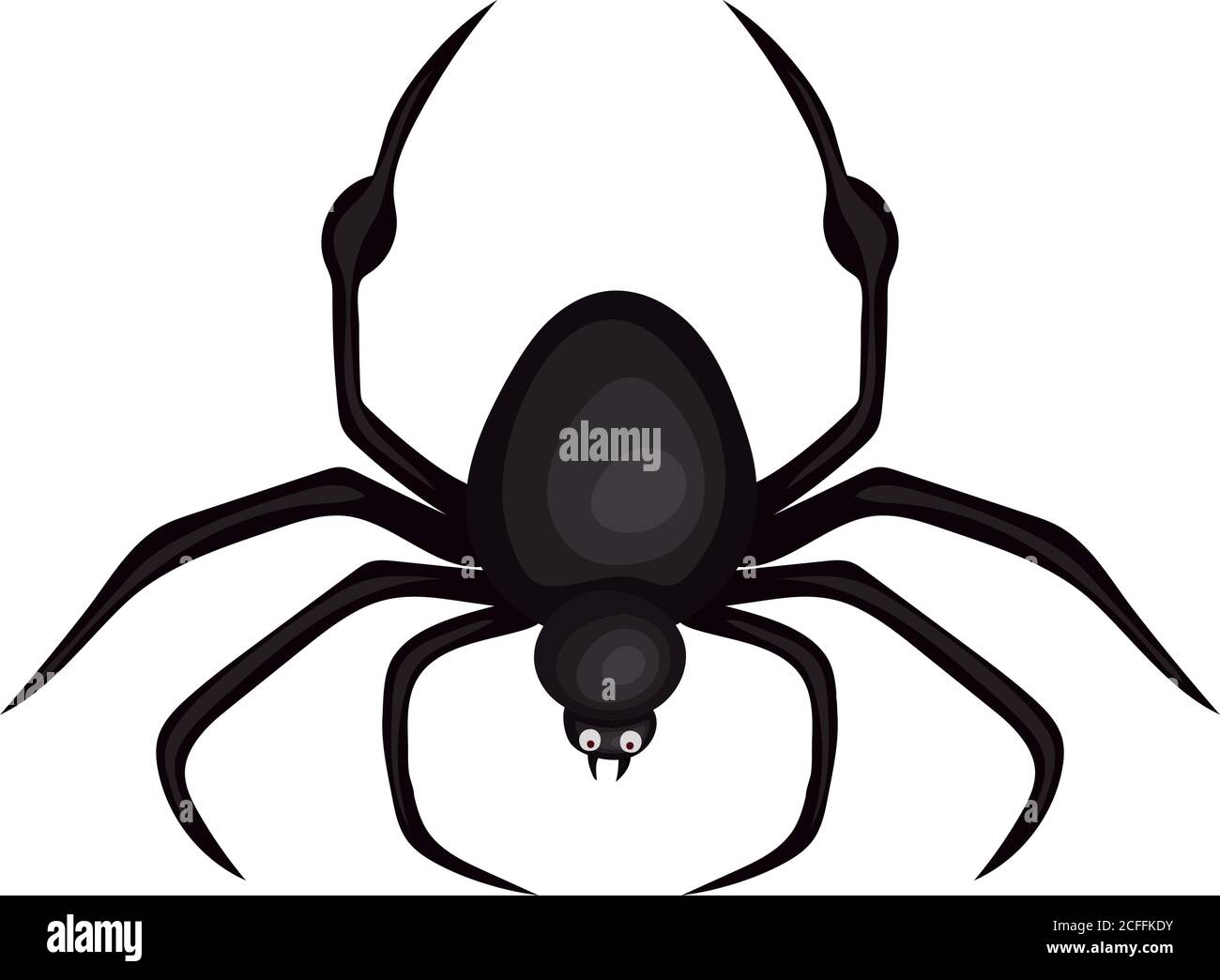 Halloween spider cartoon vector design Stock Vector Image & Art - Alamy