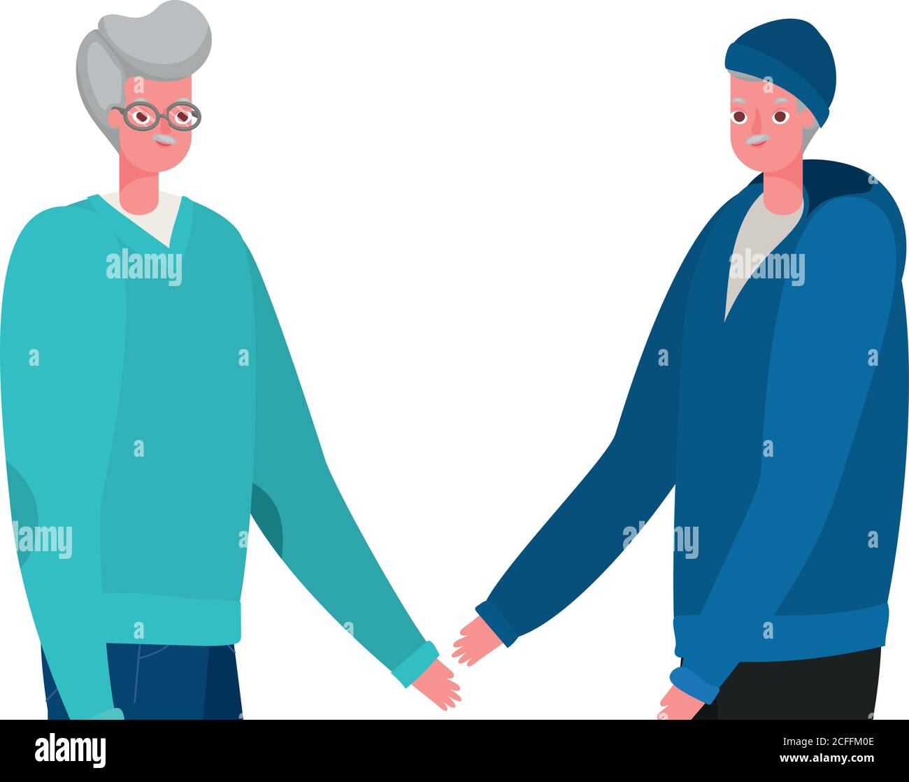 Senior Men Cartoons Vector Design Stock Vector Image And Art Alamy