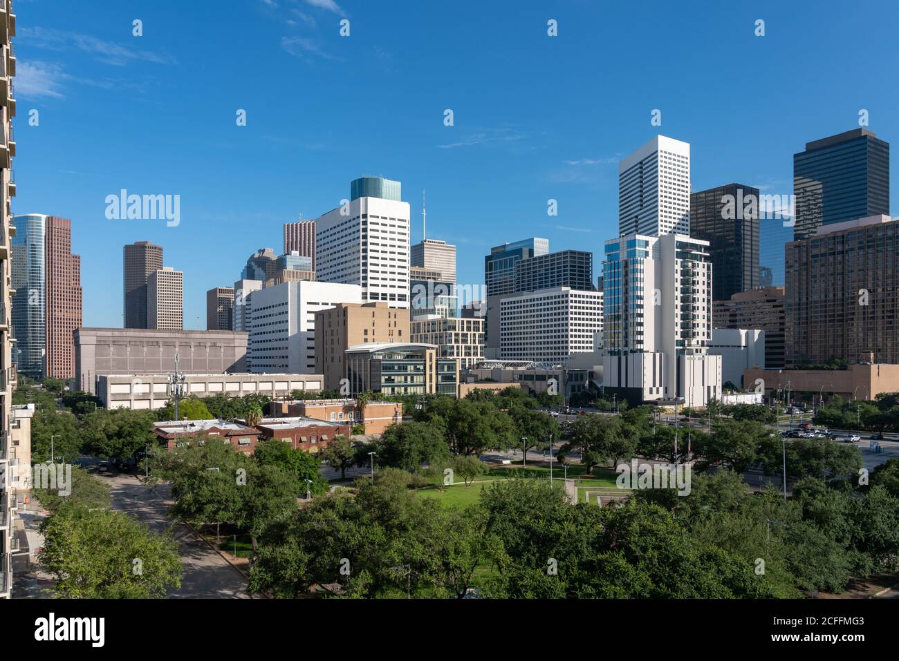 Houston Aerial Skyline High Resolution Stock Photography and Images - Alamy