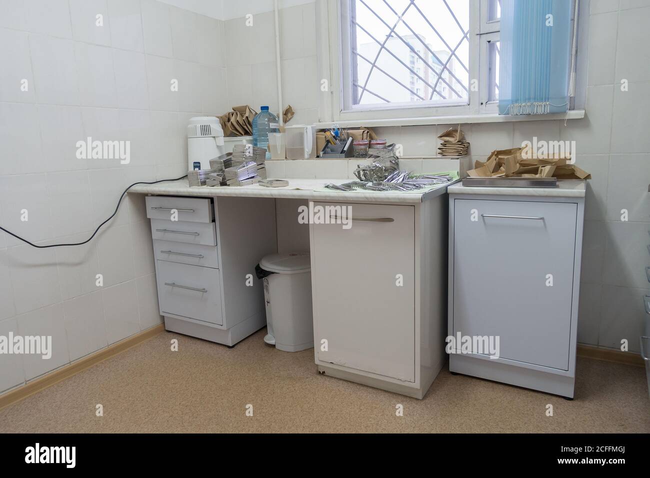 medical dental instrument in a sterilization room Stock Photo - Alamy