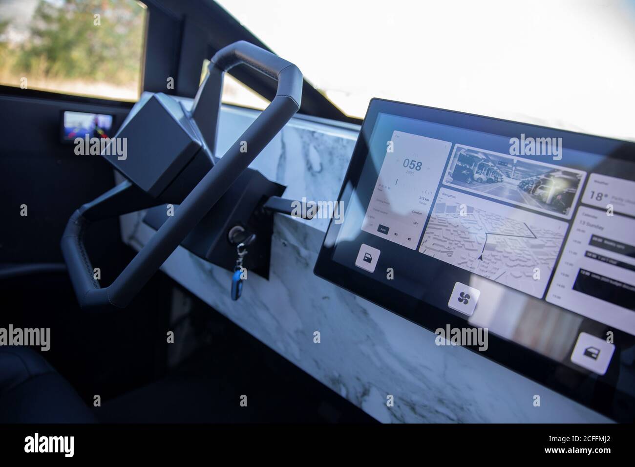 Tesla Cybertruck High Resolution Stock Photography and Images - Alamy