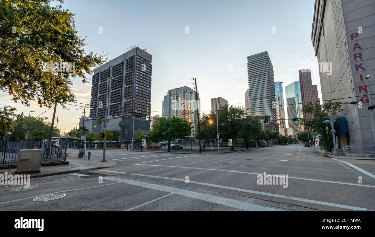 Empty City Street Corner