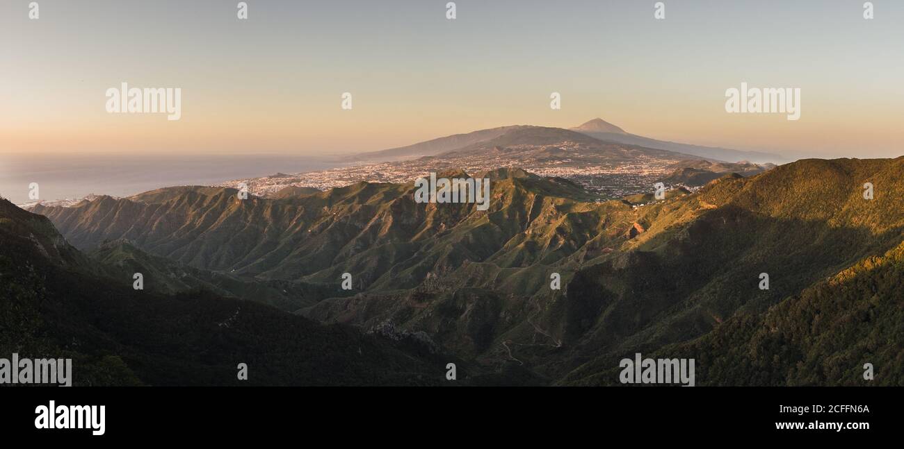 Wide view large mountain in hi-res stock photography and images - Alamy