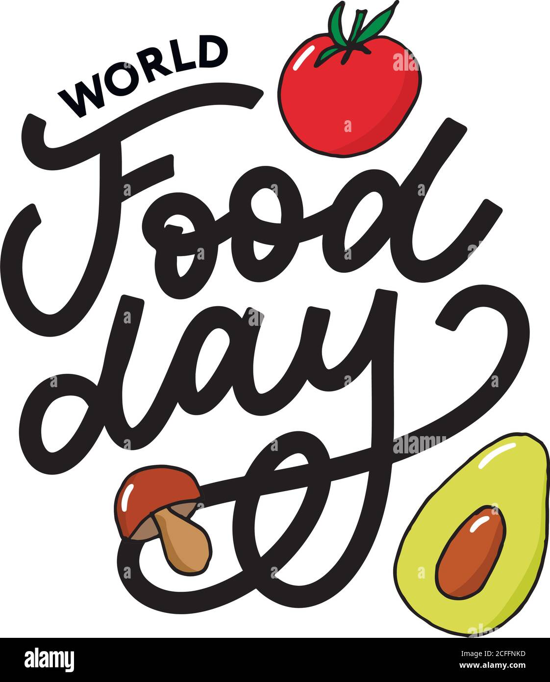 World Food Day Vector Illustration. Suitable for greeting card, poster ...