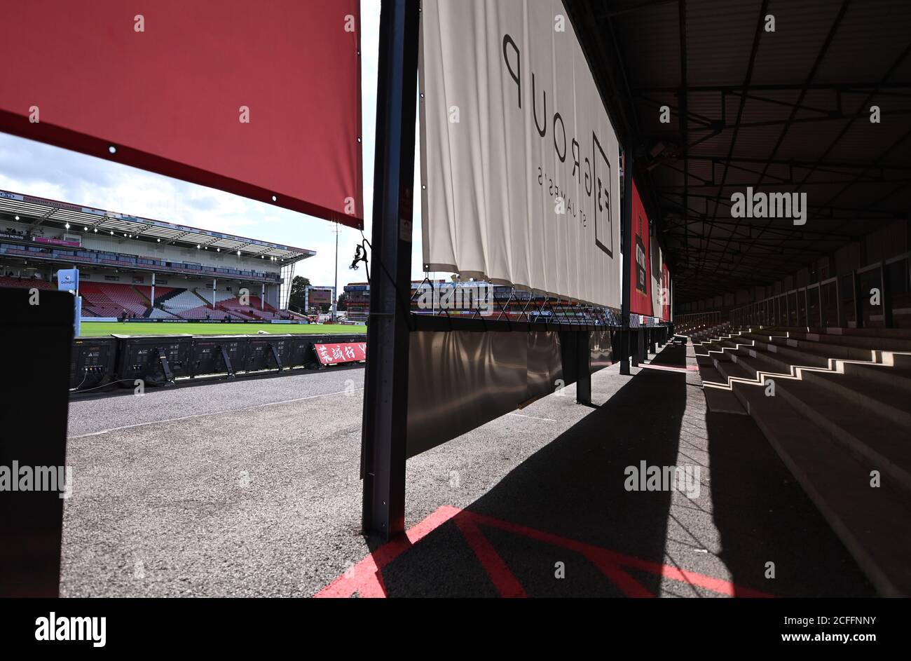 Kingsholm stadium shed hi-res stock photography and images - Alamy