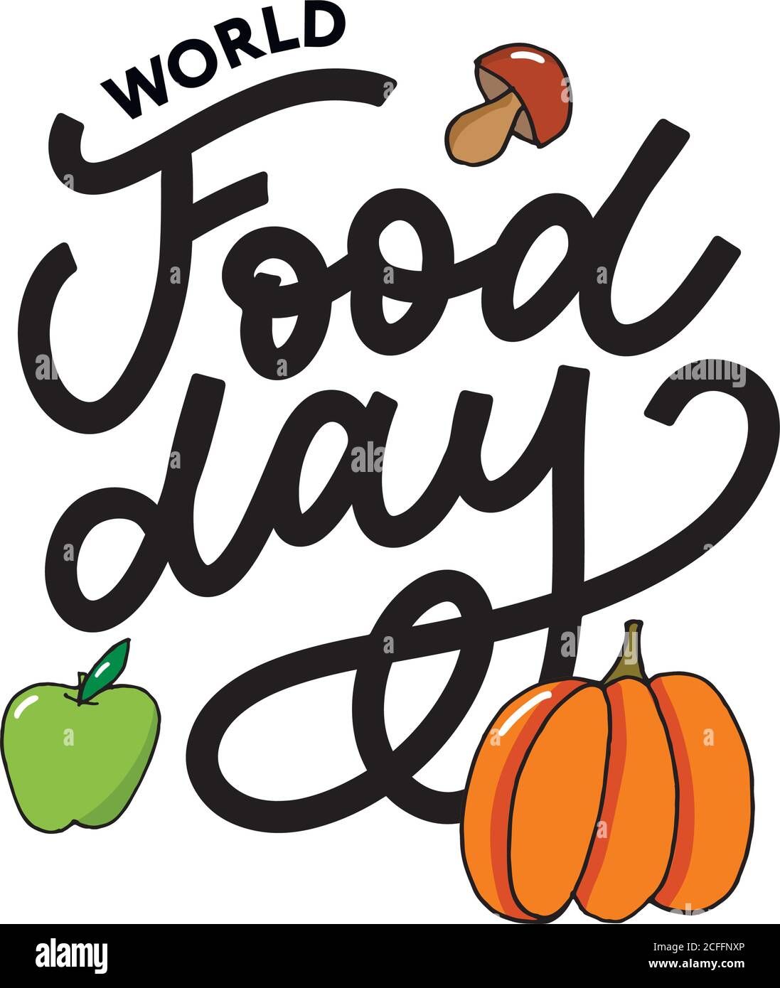 World Food Day Vector Illustration. Suitable for greeting card, poster ...