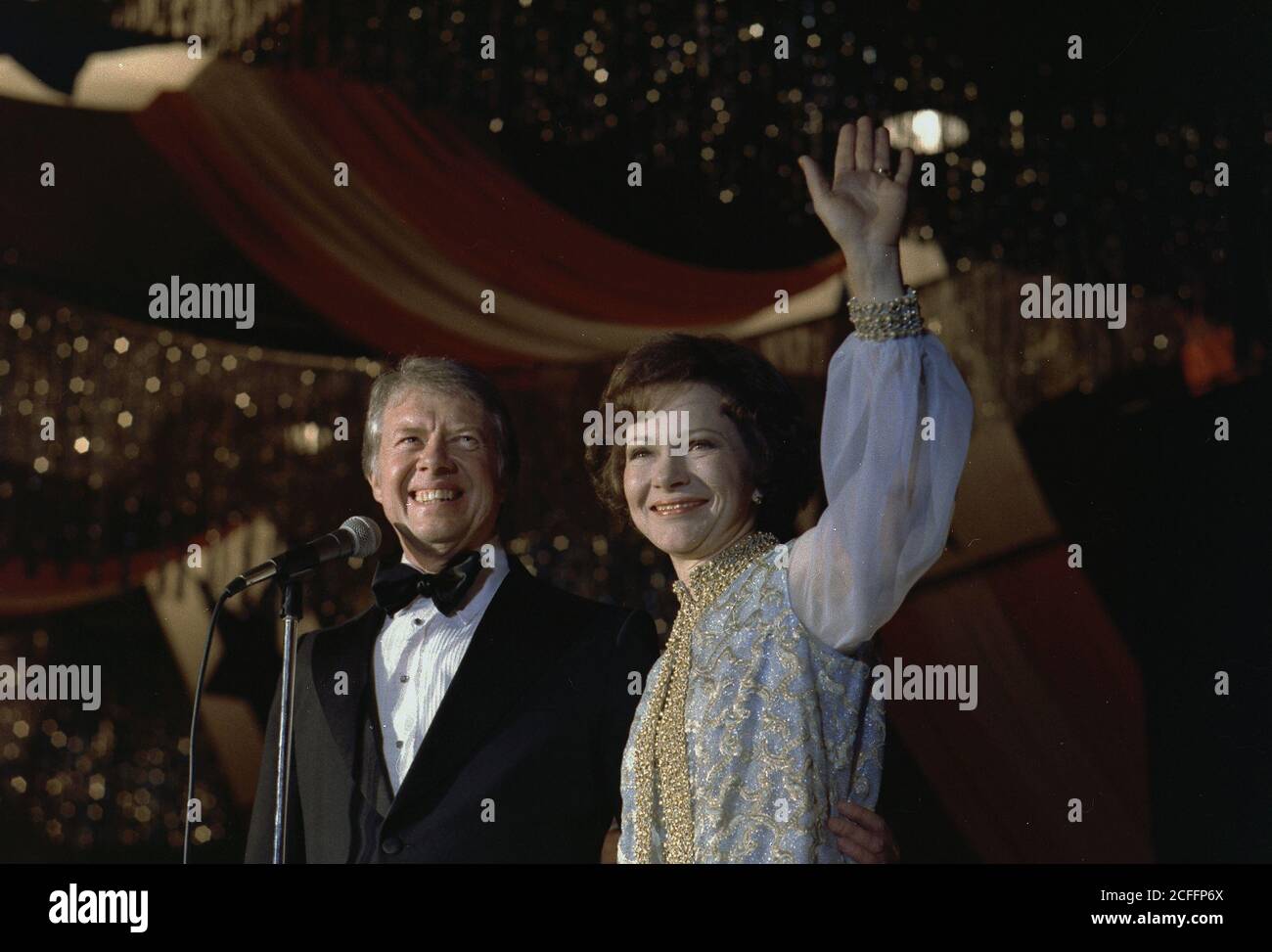 Photograph of President Jimmy Carter and Rosalynn Carter at the ...