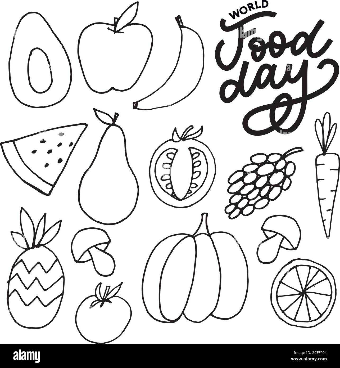 World Food Day Vector Illustration. Suitable for greeting card, poster ...