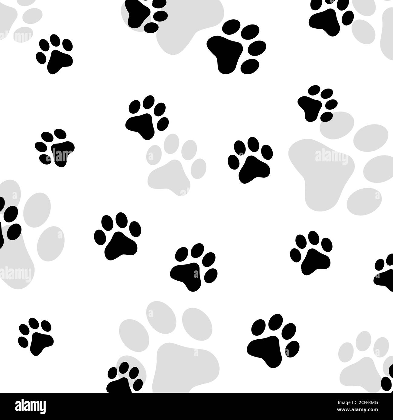 Paw print pet Stock Photo - Alamy