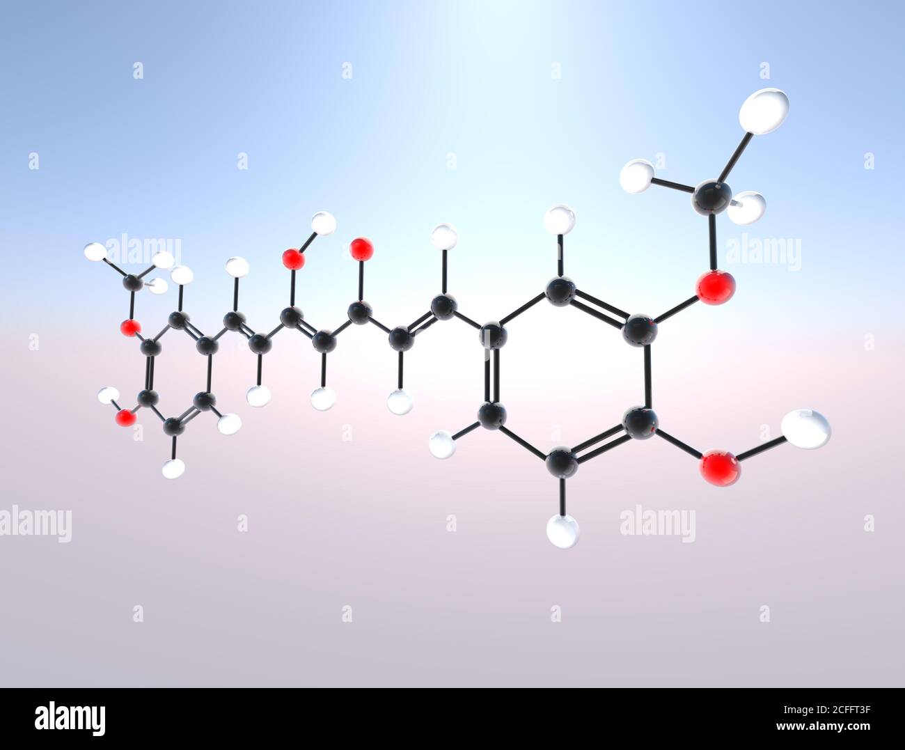 curcumin chemical structure Stock Photo - Alamy