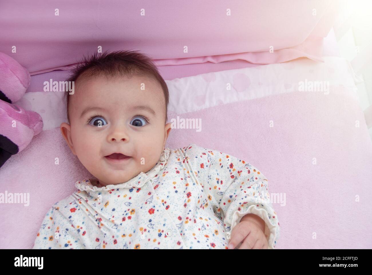 Baby at the cradle hi-res stock photography and images - Alamy