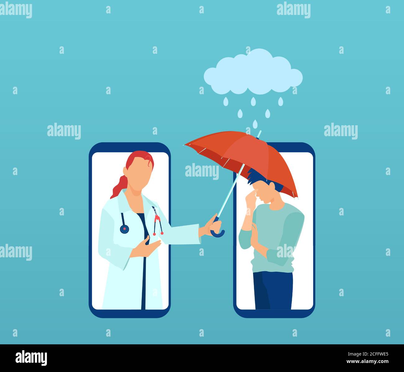 Psychologist counseling vector vectors hi-res stock photography and ...