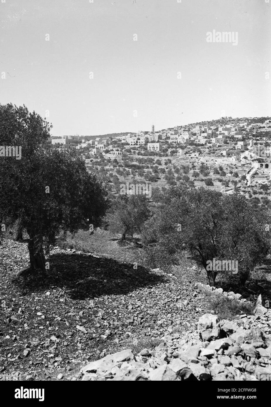 Original Caption: Bethlehem and surroundings. Beit Jala (Zelzah) home ...