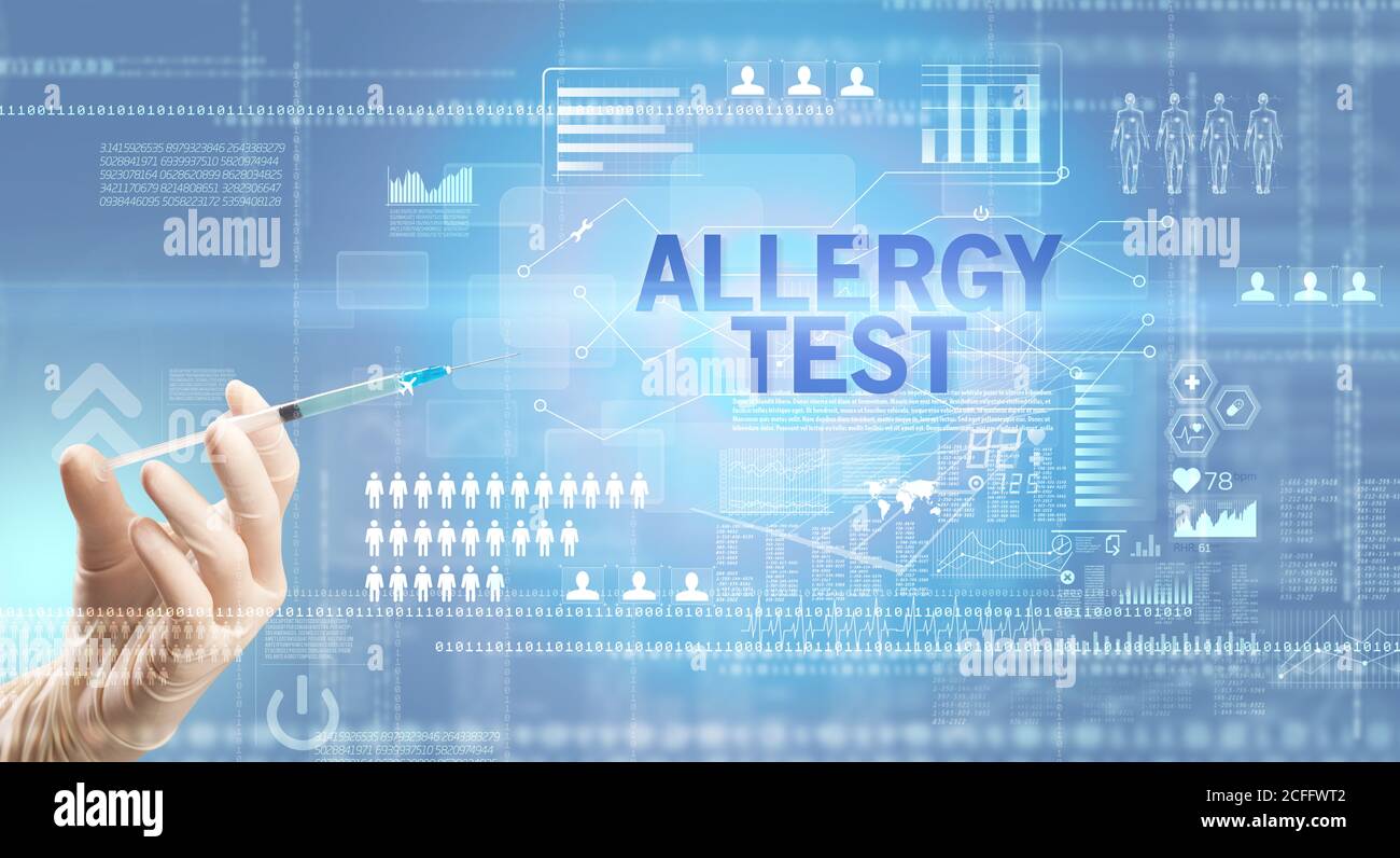 Close-up view of doctor's hand in a white glove holding syringe with ...