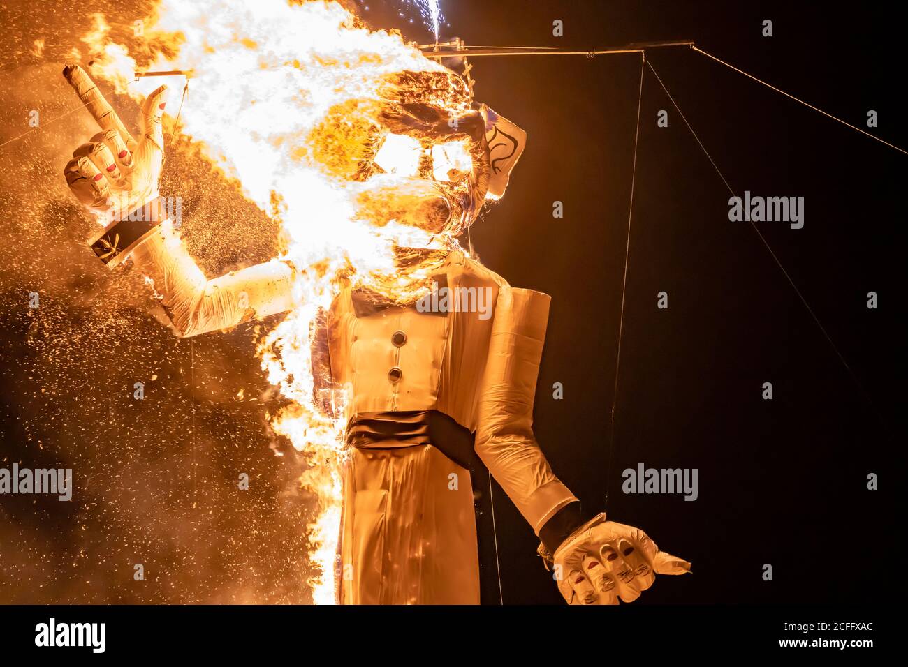 Zozobra (Old Man Gloom) in Santa Fe, New Mexico Stock Photo - Alamy