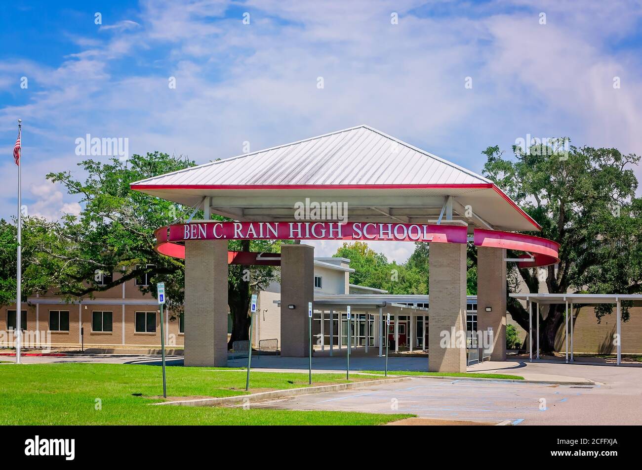 B c rain high school hi-res stock photography and images - Alamy