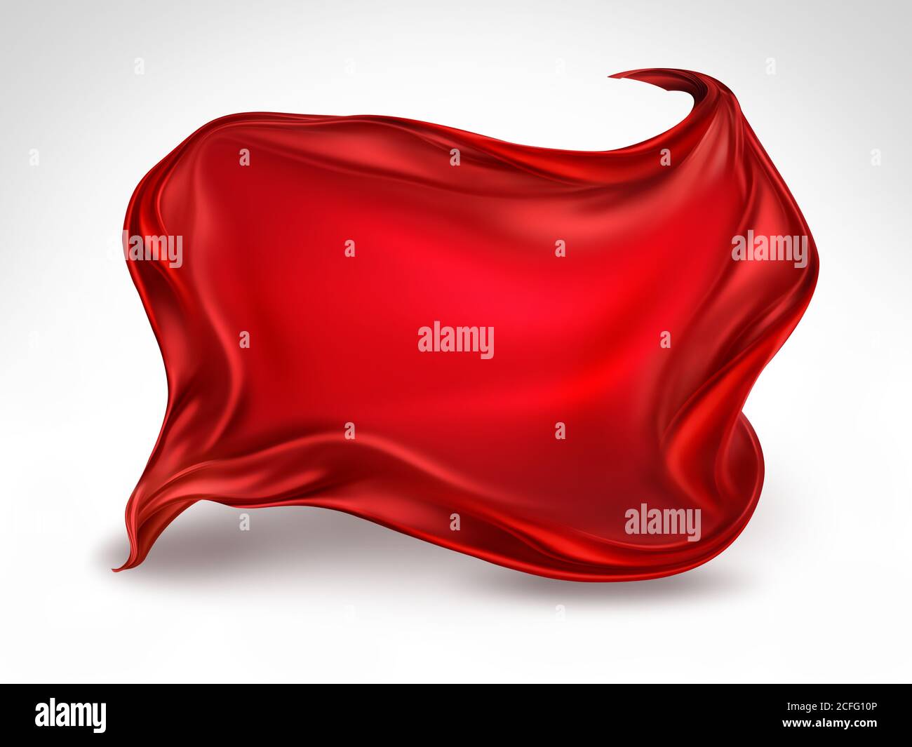 Red flowing fabric hi-res stock photography and images - Alamy