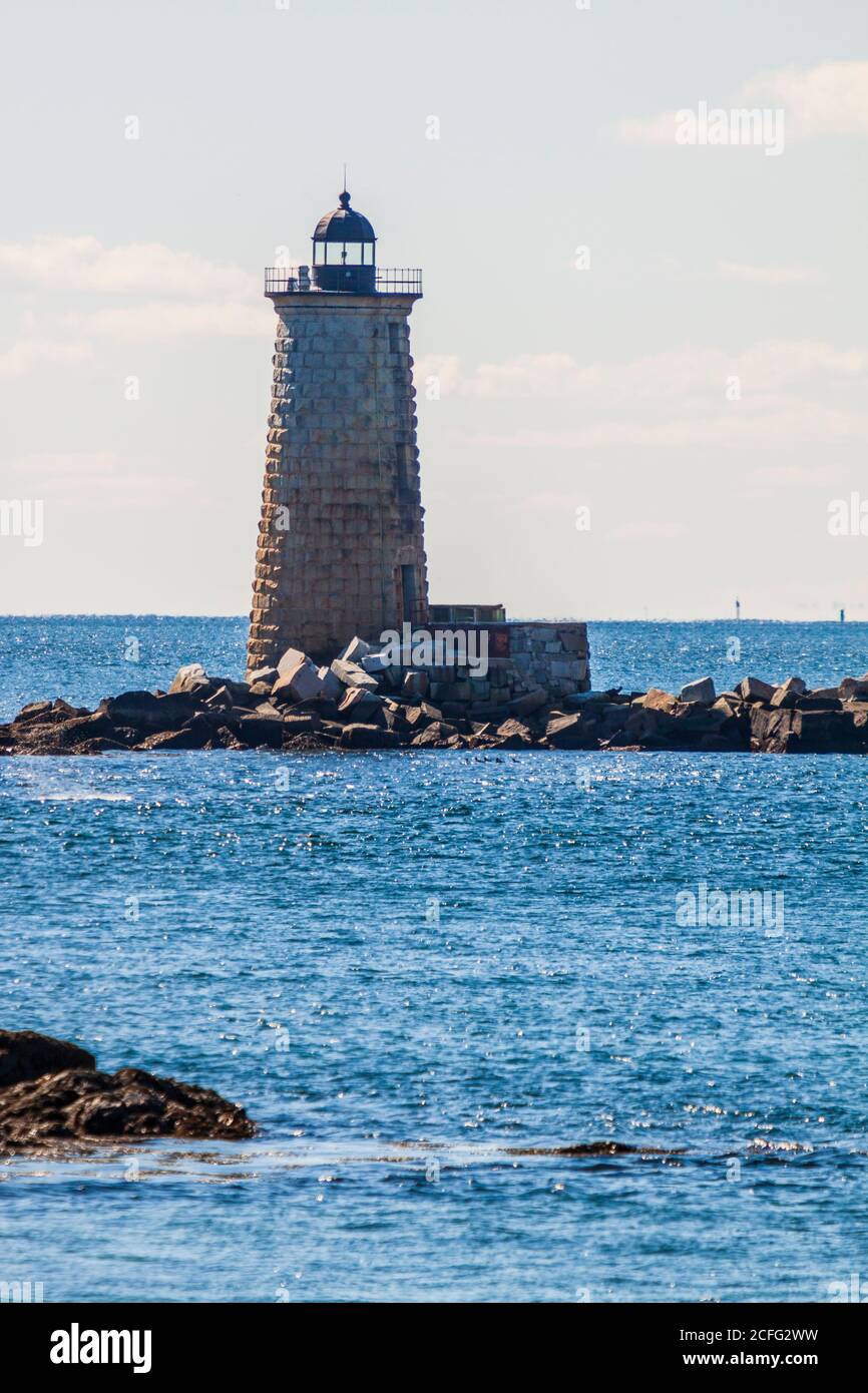 Portsmouth harbor lighthouse hi-res stock photography and images - Alamy
