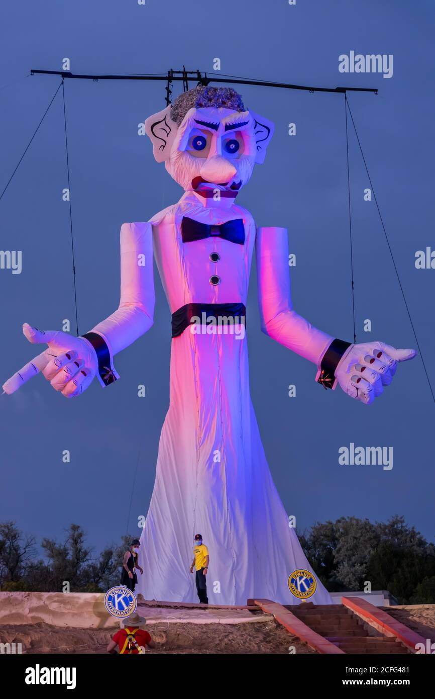 Zozobra (Old Man Gloom) in Santa Fe, New Mexico Stock Photo - Alamy