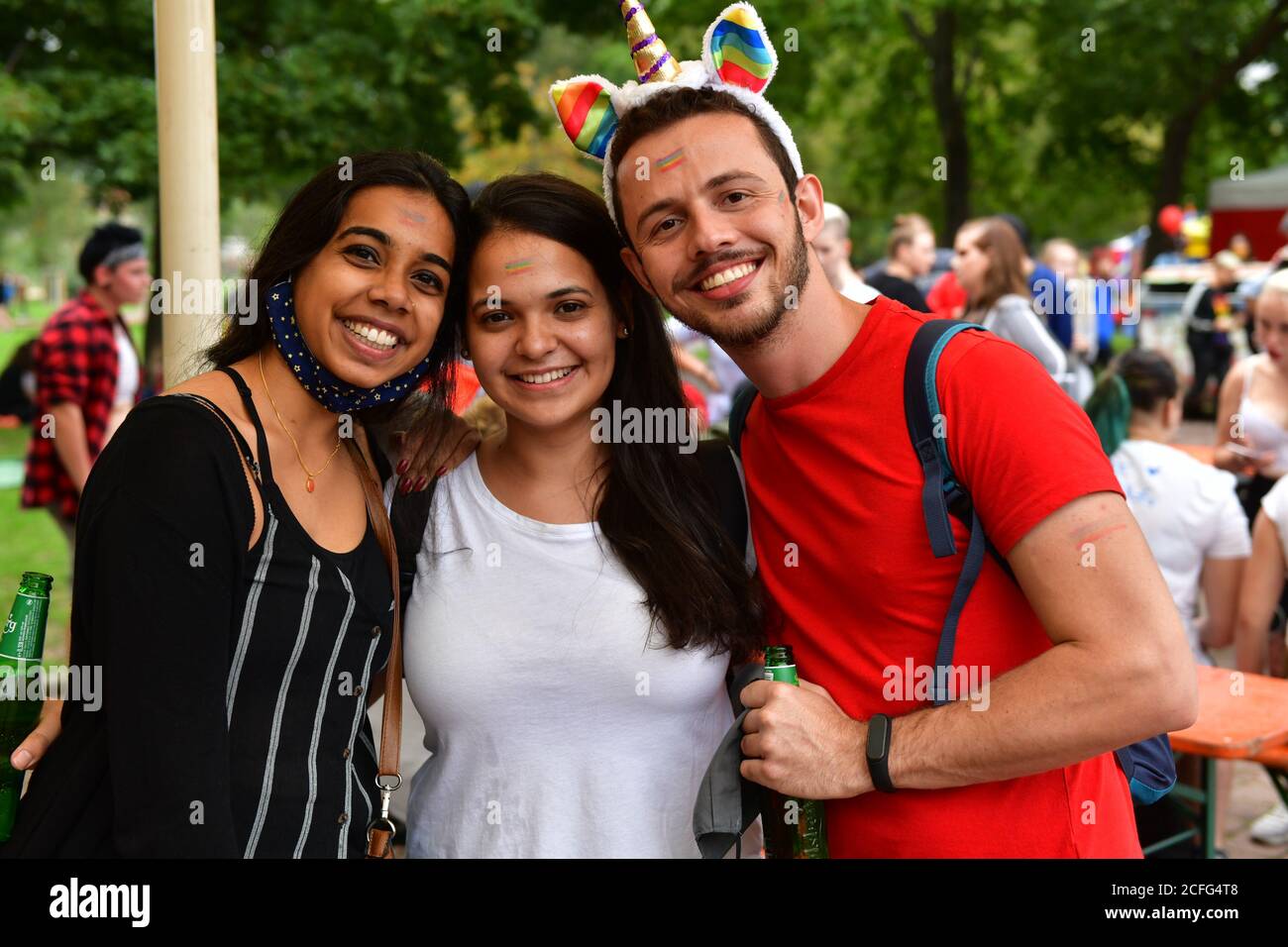 CSD Christopher Street Day in Dresden. 05.09.2020 Stock Photo - Alamy