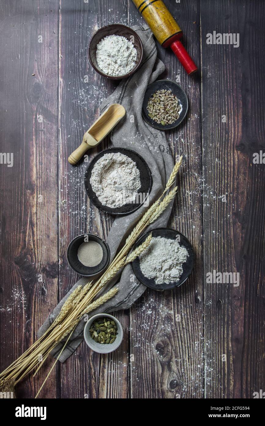 Flour types hi-res stock photography and images - Alamy