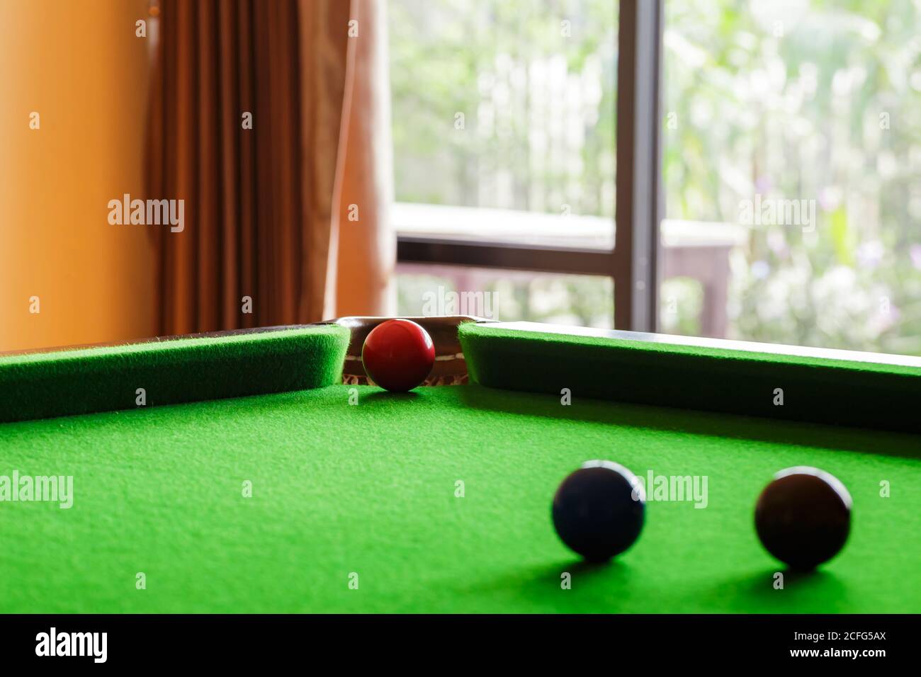 snooker ball are on the table Stock Photo - Alamy
