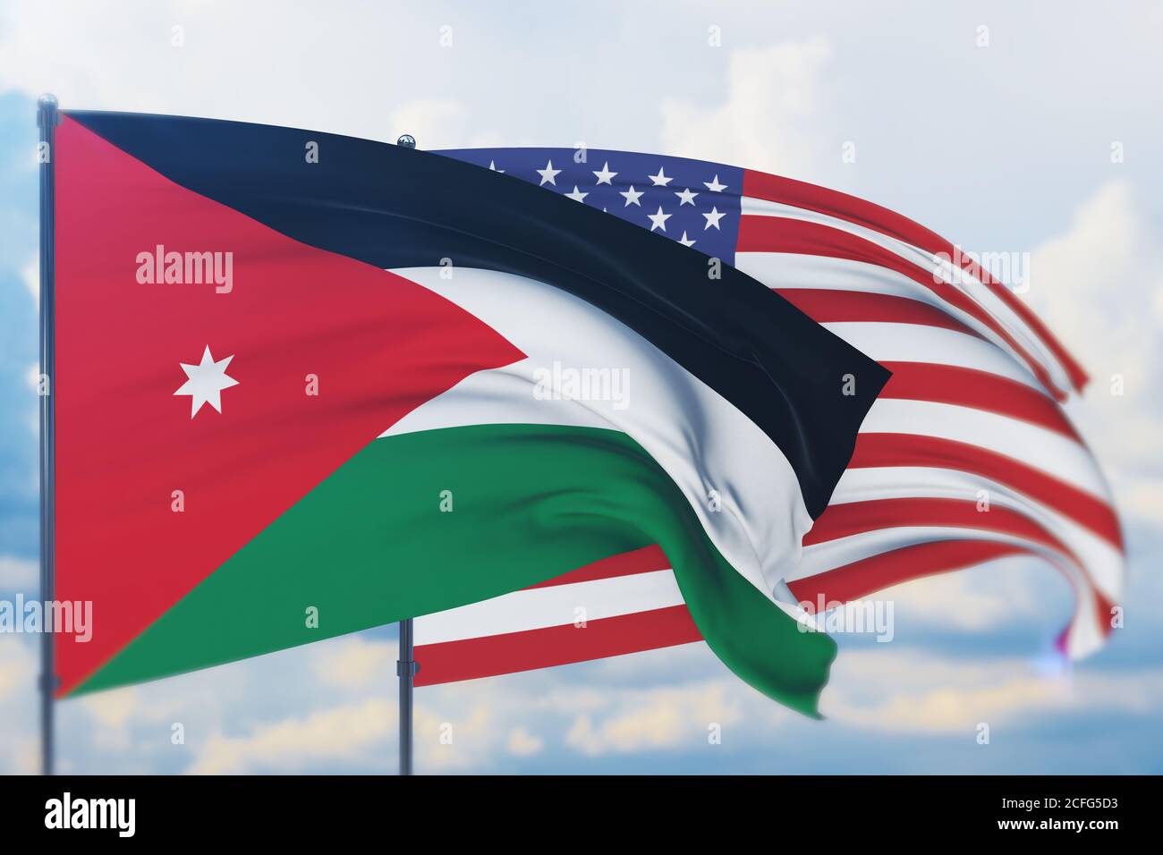Jordan Usa Flag High Resolution Stock Photography and Images - Alamy