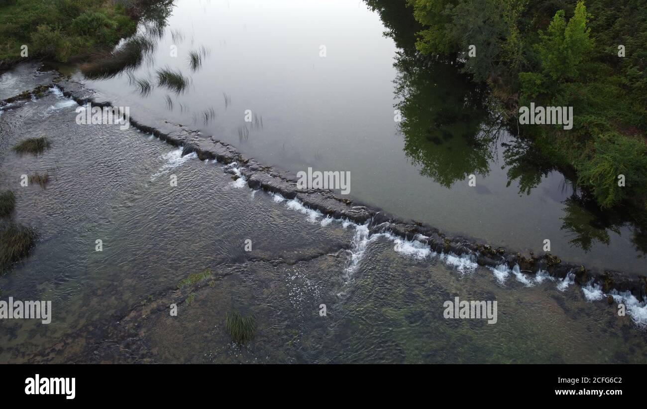 Cascade on the Dobra River in Croatia Stock Photo - Alamy