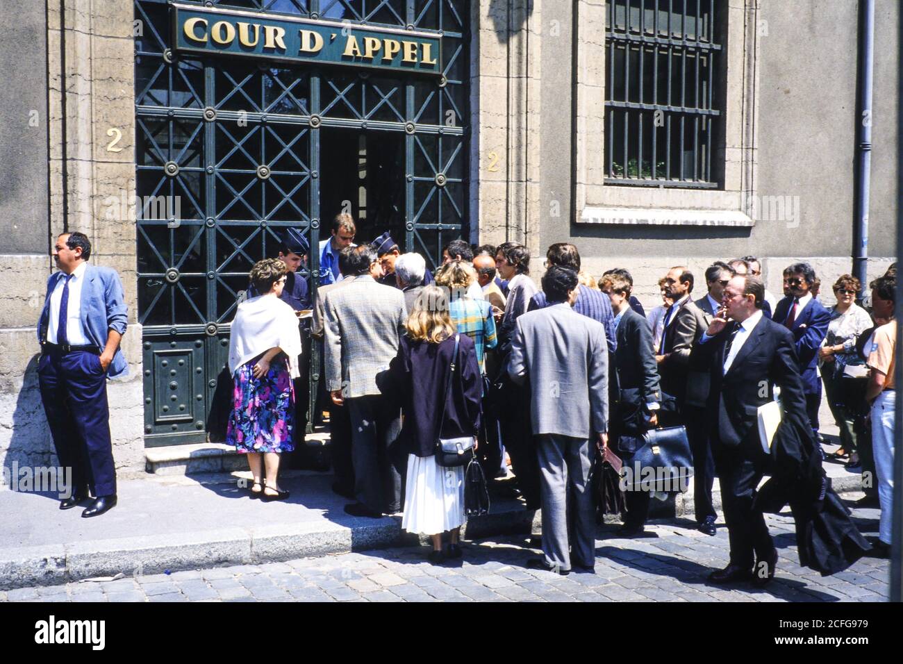 Di Nallo case, Lyon, 1987, France Stock Photo - Alamy